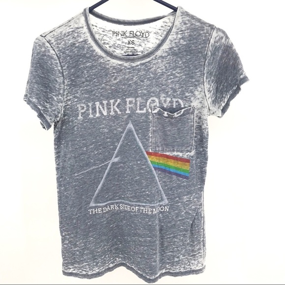 Pink Floyd | Tops | Pink Floyd Dark Side Of The Moon Burnout Tee Xs ...